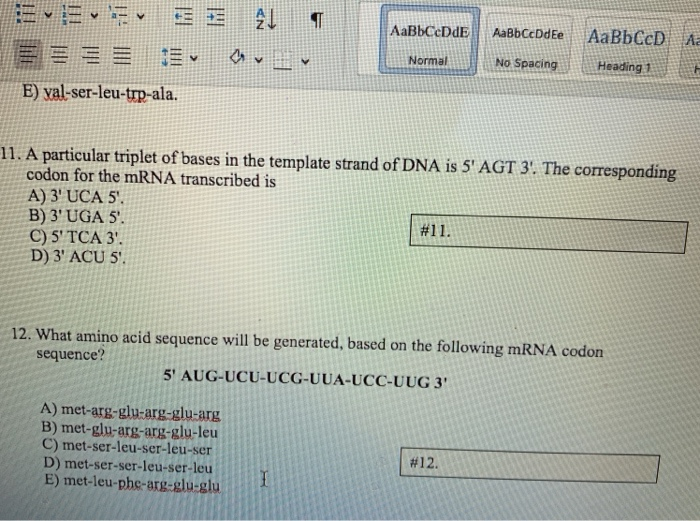 Solved AaBbCcDdE A AaBBCcDdEe No Spacing AaBbCcD Heading 1 | Chegg.com