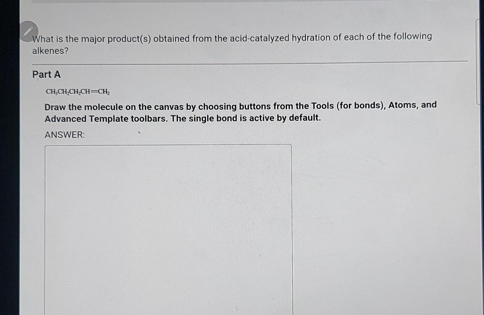 Solved What is the major product(s) obtained from the | Chegg.com