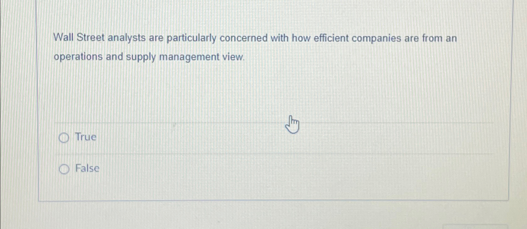 Solved Wall Street analysts are particularly concerned with | Chegg.com