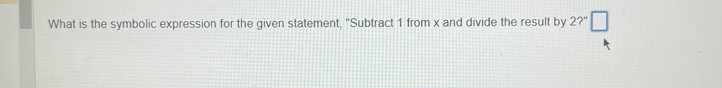 Solved What is the symbolic expression for the given | Chegg.com
