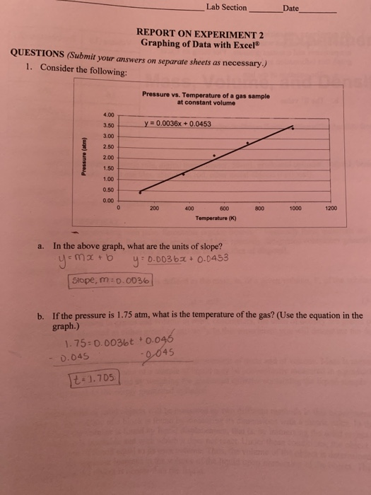 Solved 5. A physics student carried out an experiment to | Chegg.com