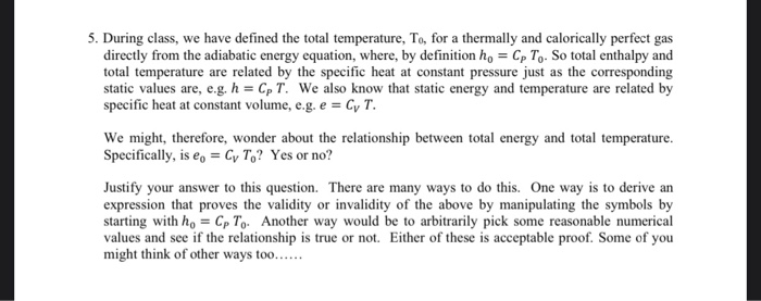 Solved 5. During class, we have defined the total | Chegg.com