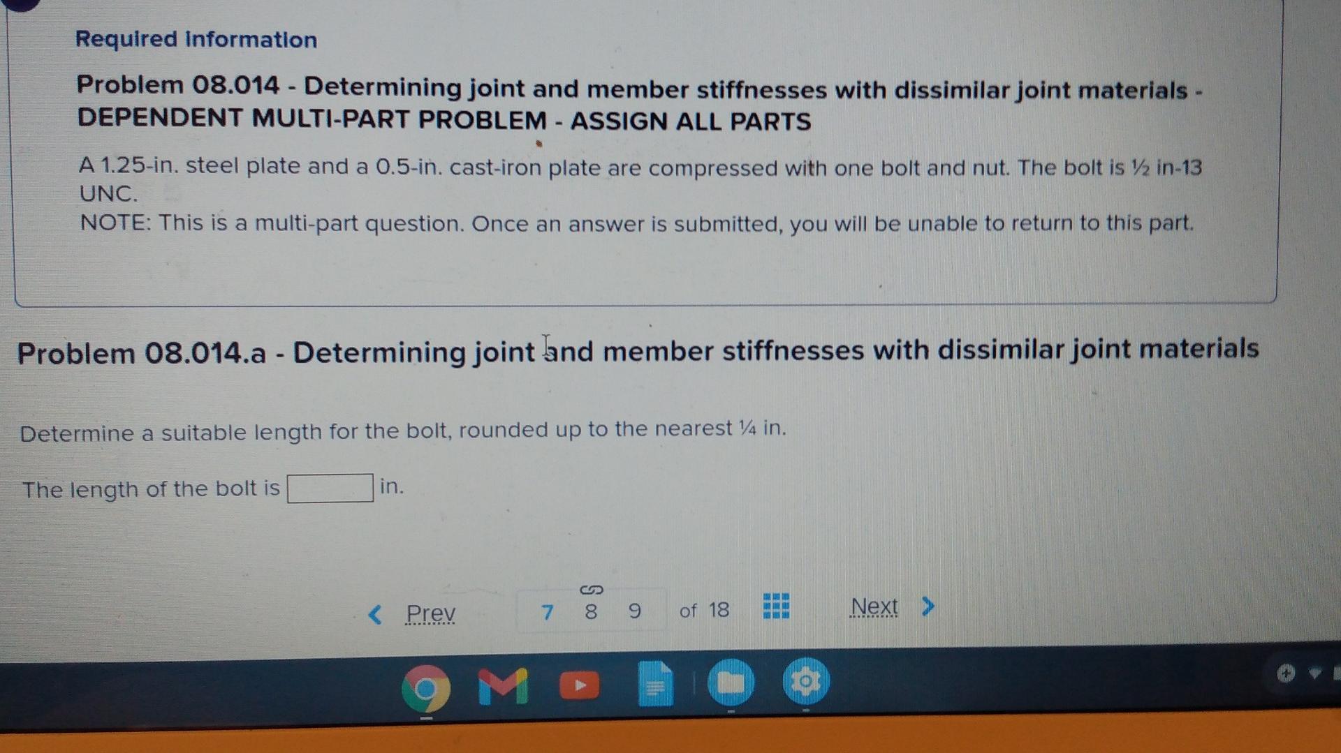Solved Required Information Problem 08.014 - Determining | Chegg.com