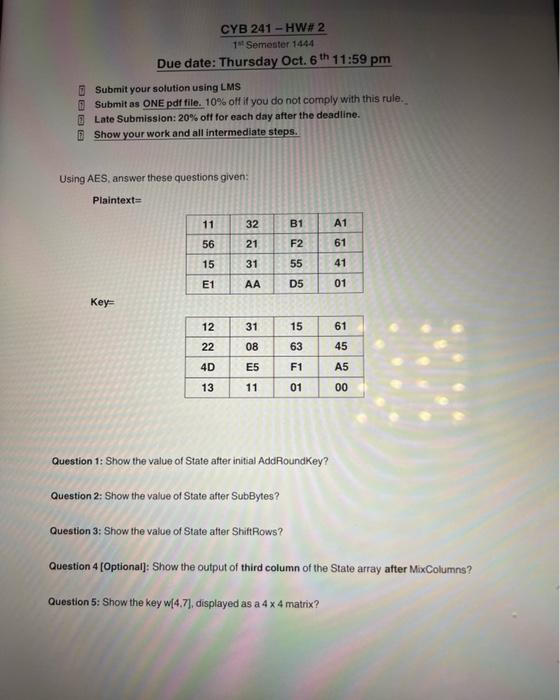 [1] Submit your solution using LMS (i) Submit as ONE | Chegg.com