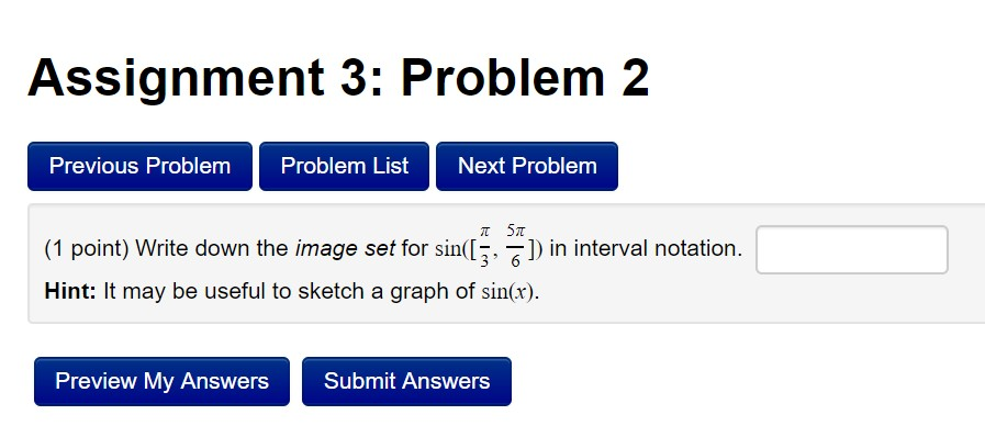 Solved Assignment 3 Problem 1 Previous Problem Problem List 6589