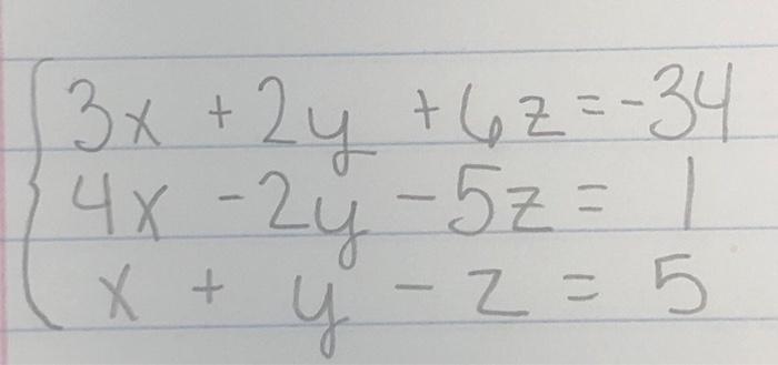 Solved solving Matrices using TI-84 please give step by step | Chegg.com