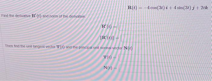 Solved Find the Derivative and Norm of the derivative.As | Chegg.com