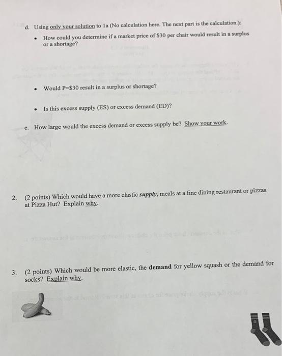 Solved 1. (10 points) Suppose the demand for collapsible | Chegg.com