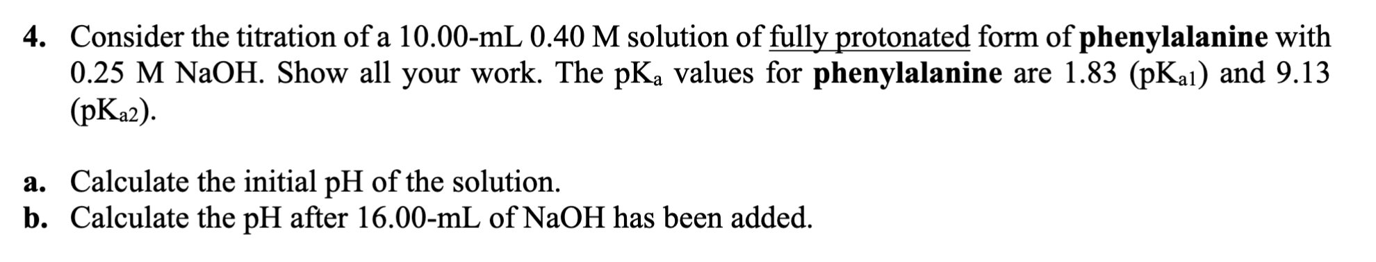 Solved Consider the titration of a 10.00mL 0.40M ﻿solution | Chegg.com