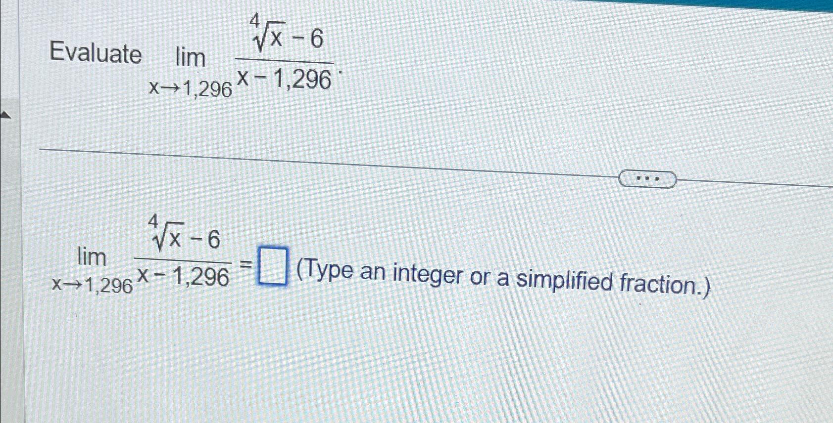 Solved Evaluate | Chegg.com