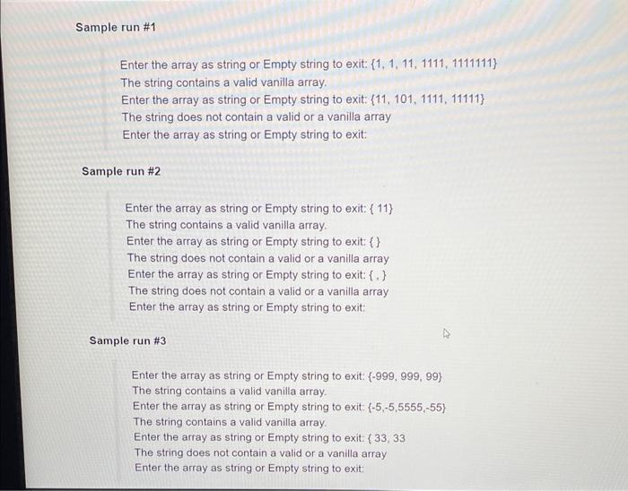 Solved An array is called vanilla if all its elernents are | Chegg.com