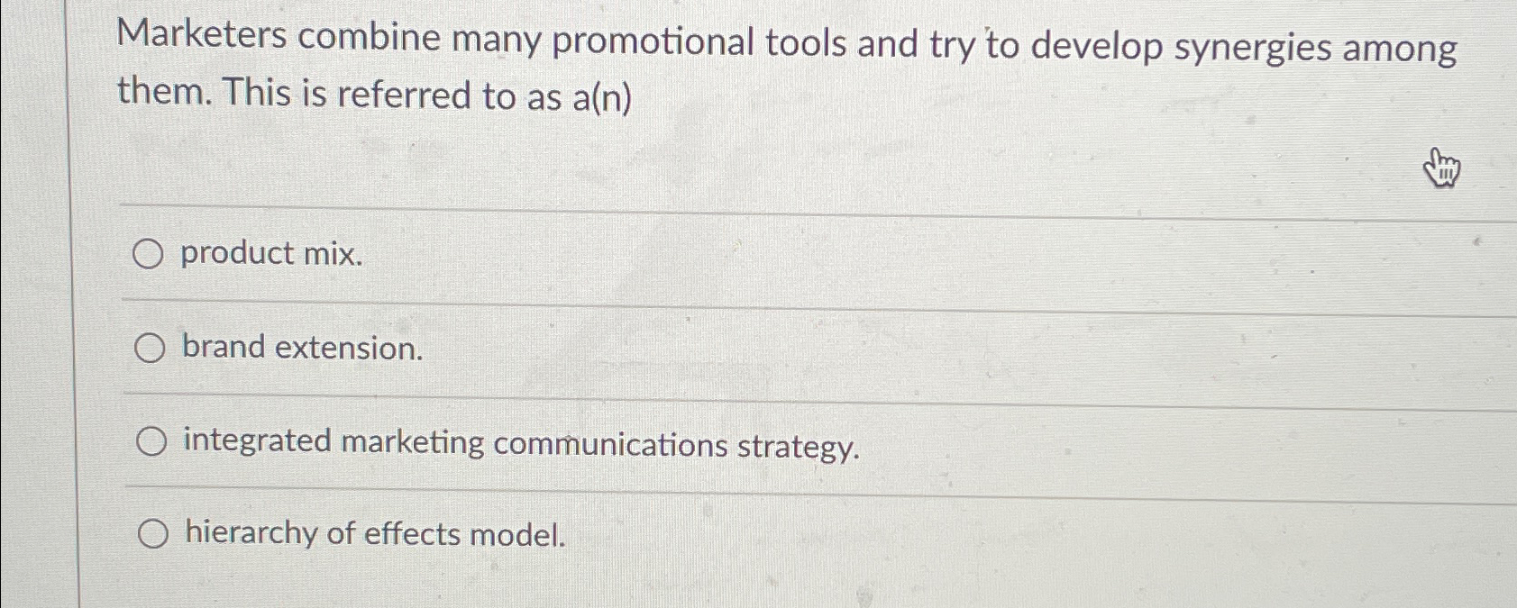 Solved Marketers combine many promotional tools and try to | Chegg.com