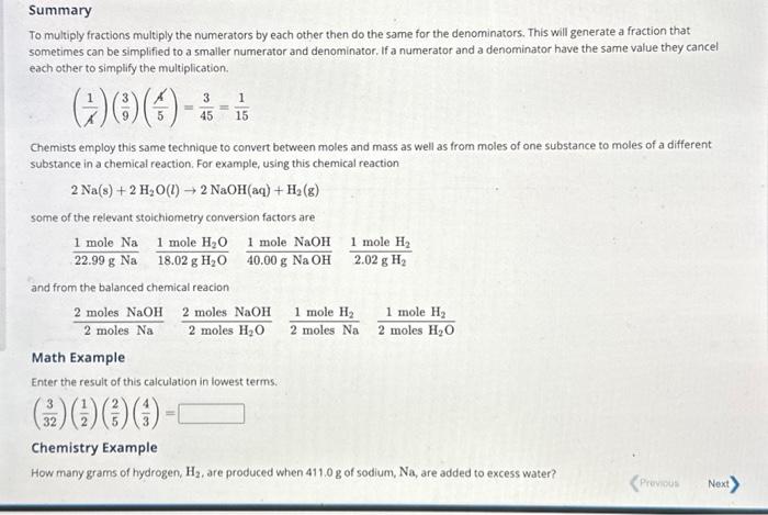 Solved some of the relevant stoichiometry conversion factors | Chegg.com