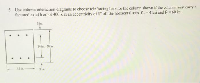 Solved 5. Use column interaction diagrams to choose | Chegg.com