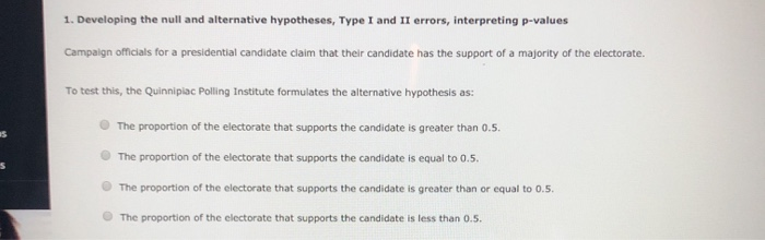 Solved 1. Developing the null and alternative hypotheses, | Chegg.com