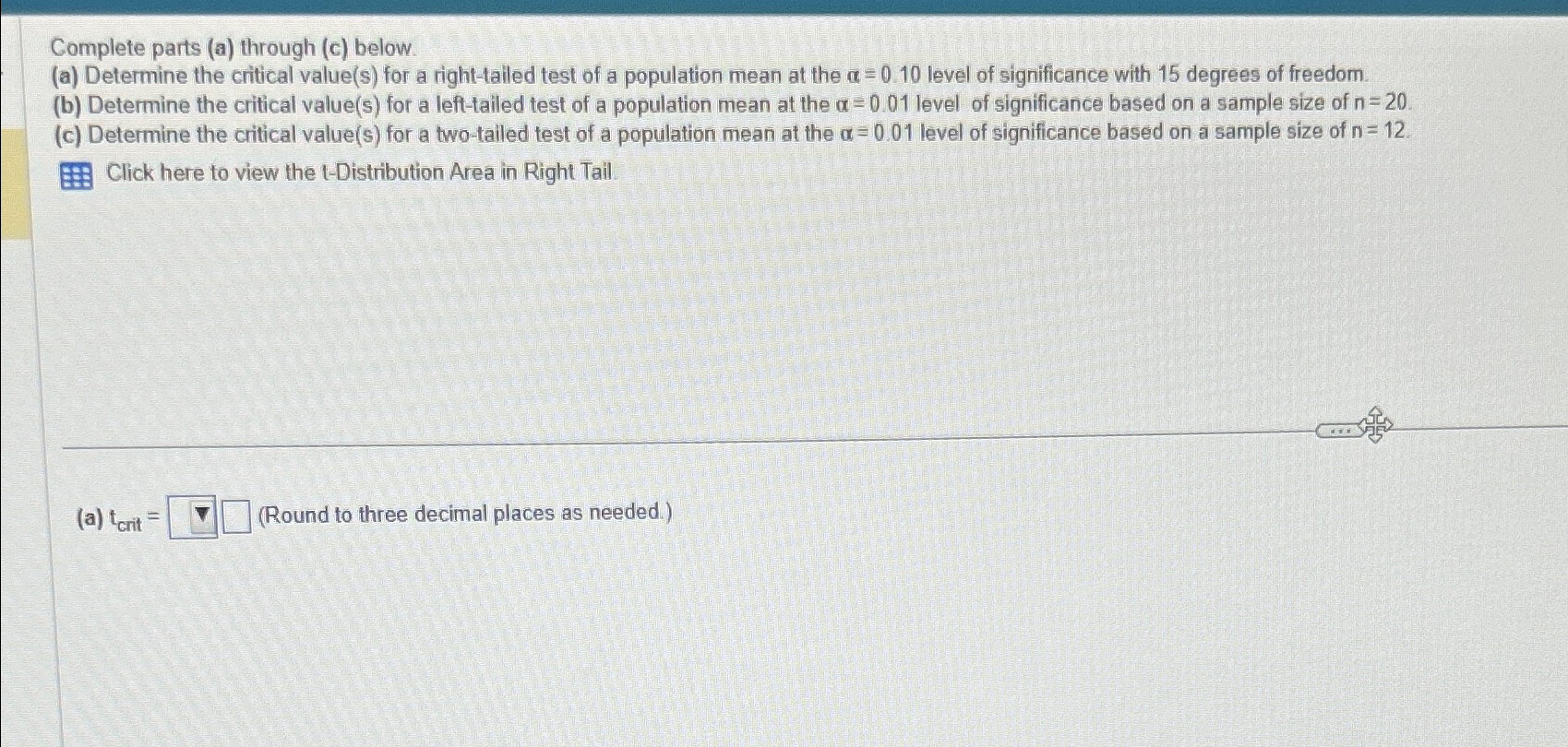 Solved Complete parts (a) ﻿through (c) ﻿below.(a) ﻿Determine | Chegg.com
