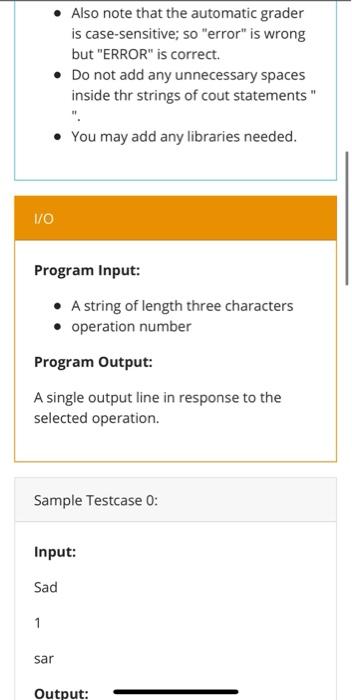 Solved You are asked to write a program which allows the | Chegg.com