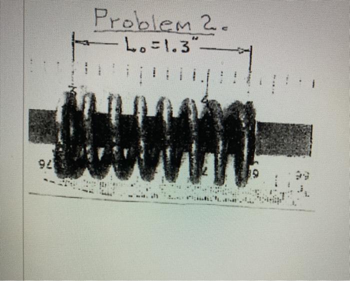 Solved The spring shown below is made of Music wire and has | Chegg.com