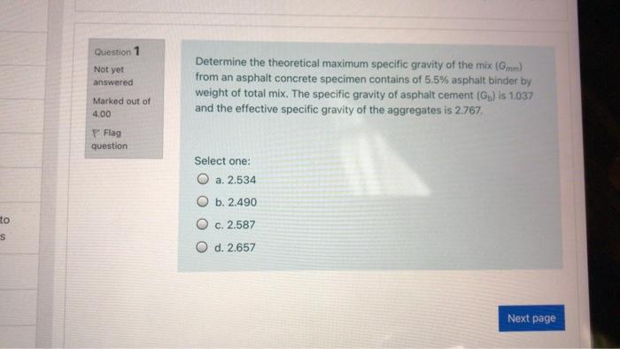 Solved Question 1 Not yet answered Determine the theoretical | Chegg.com