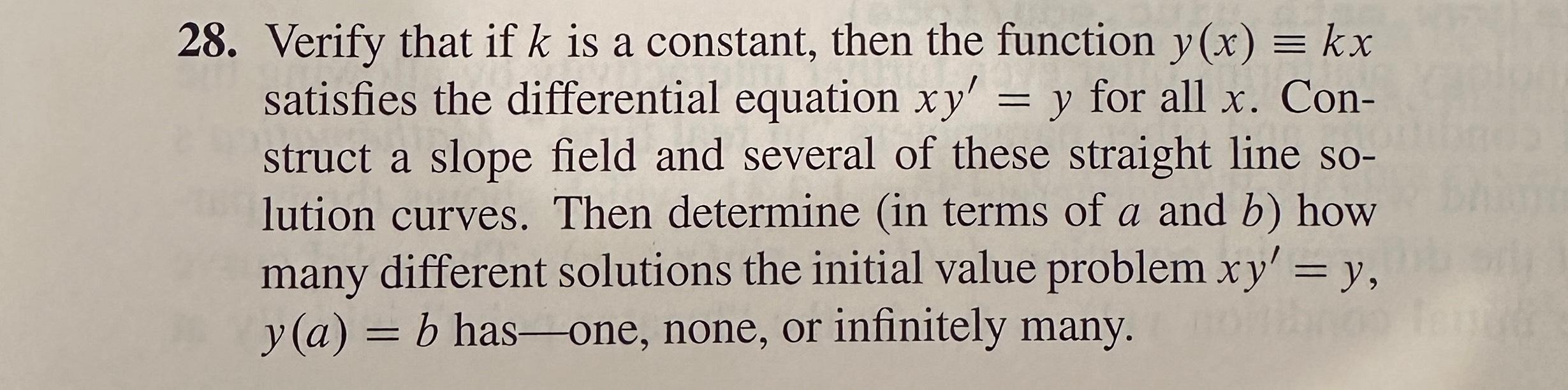 Solved Verify that if k ﻿is a constant, then the function | Chegg.com