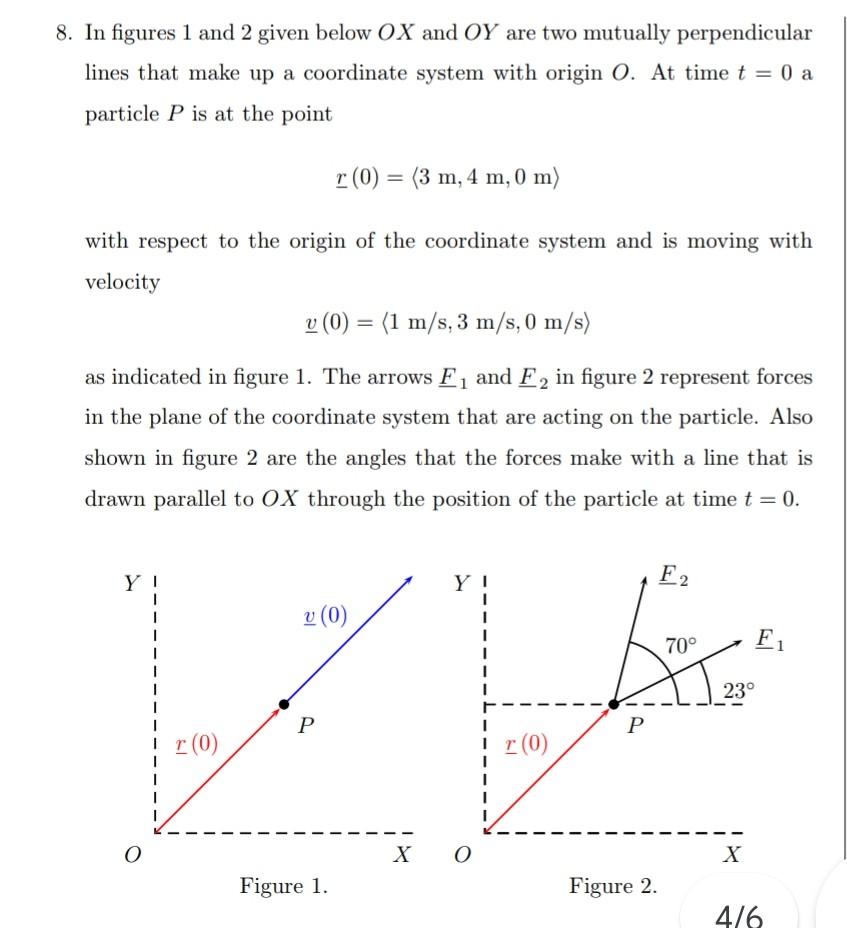 Solved 6. A particle moves with uniform circular motion | Chegg.com