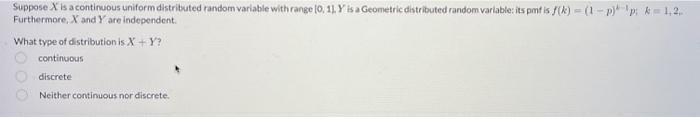 Solved Suppose X is a continuous uniform distributed random | Chegg.com