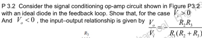 Solved P3.1 Consider the half-wave diode rectifier circuit | Chegg.com