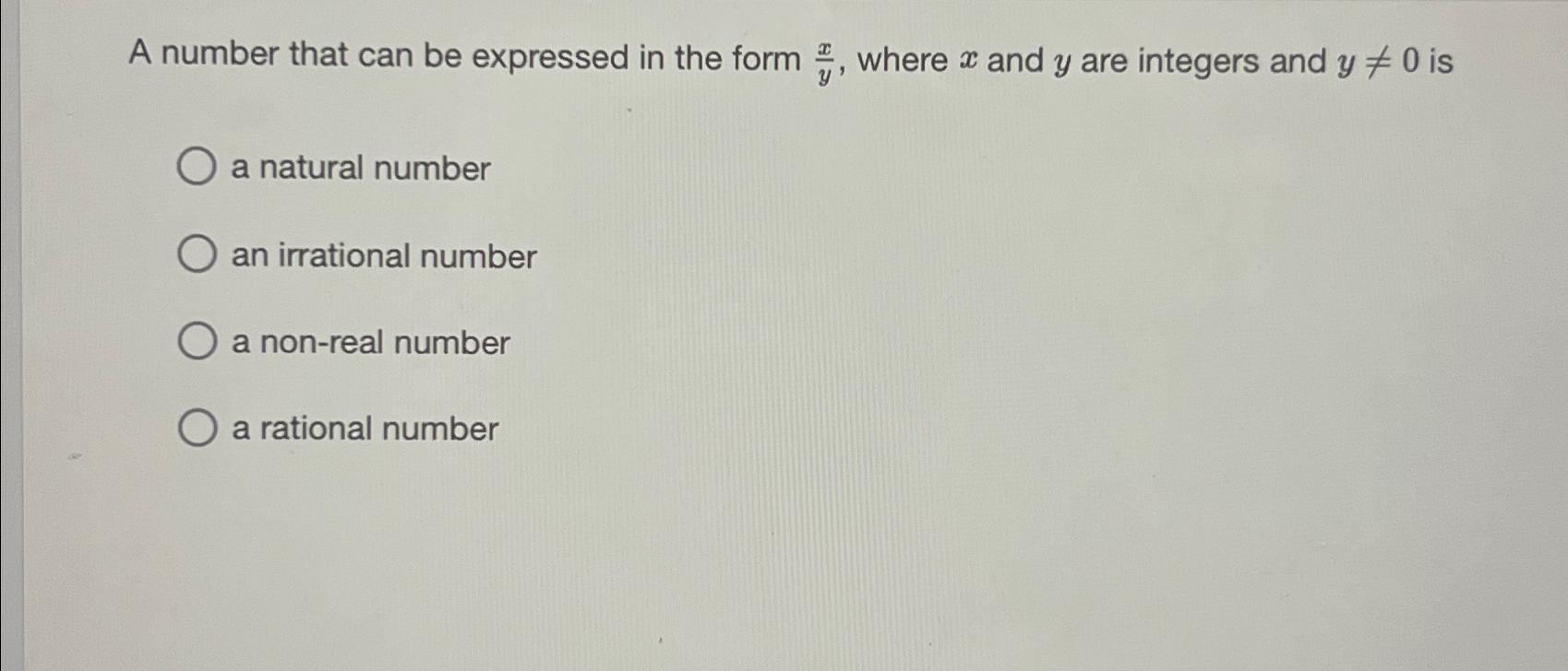Solved A number that can be expressed in the form xy, ﻿where | Chegg.com