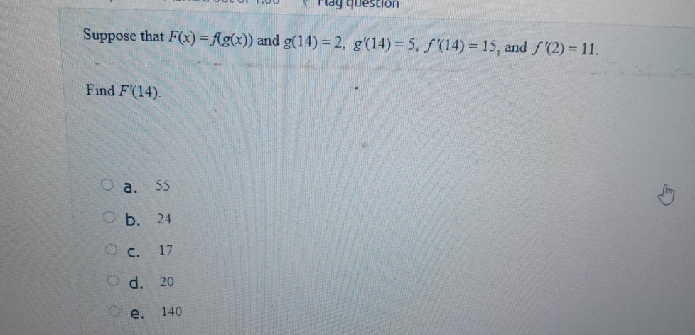 Solved Suppose that F(x)=f(g(x)) ﻿and | Chegg.com