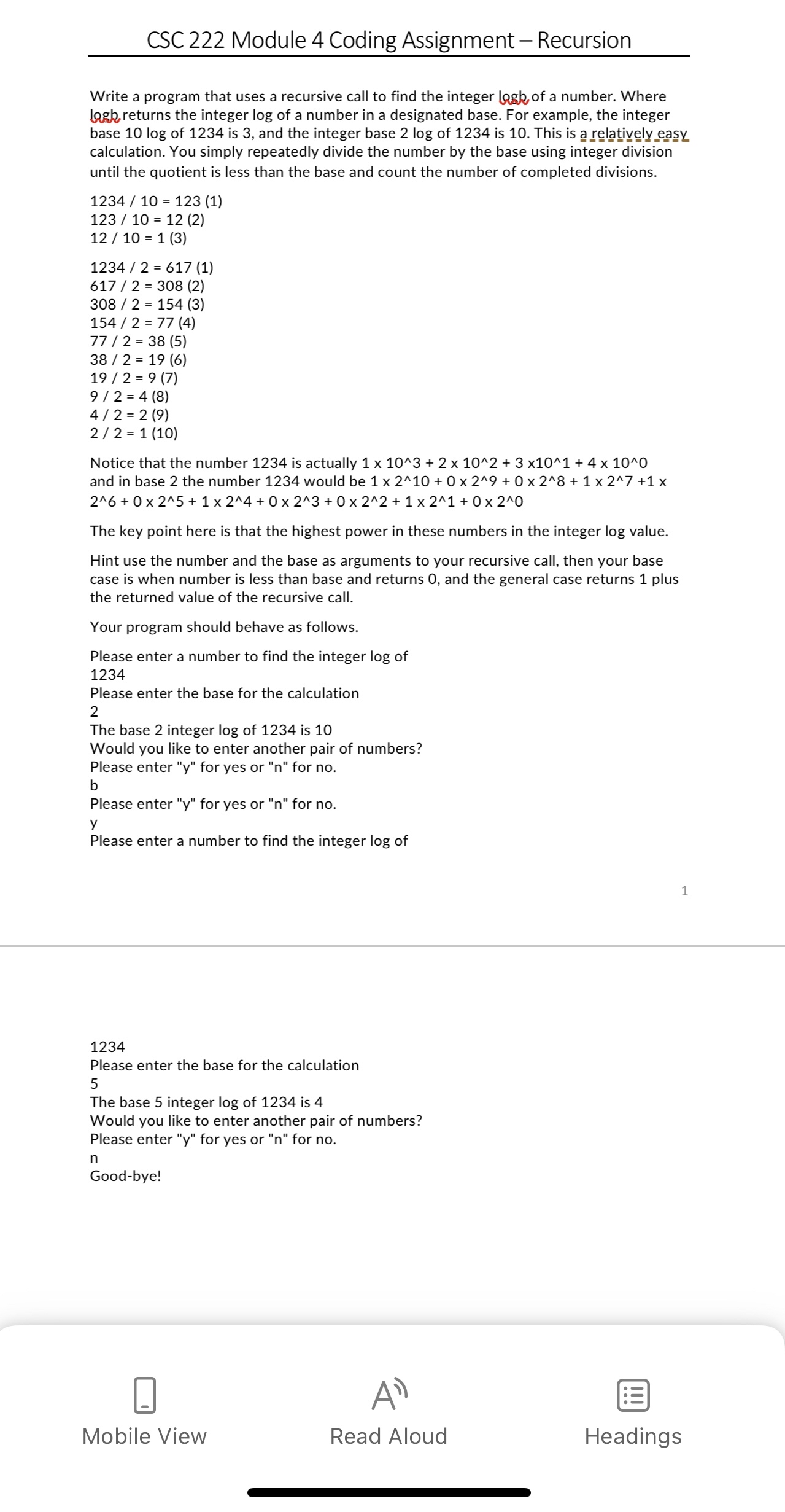 Solved CSC 222 Module 4 Coding Assignment - | Chegg.com Solved CSC 222 Module 4 Coding Assignment - | Chegg.com