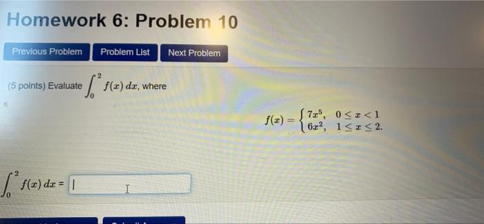 Solved Homework 6 Problem 10 Previous Problem Problem List 1331
