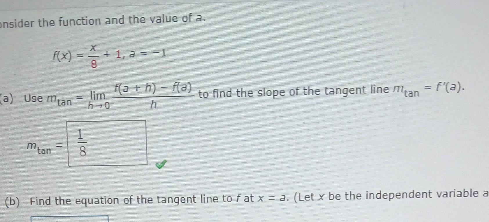 Solved Consider the function and the value of a. | Chegg.com