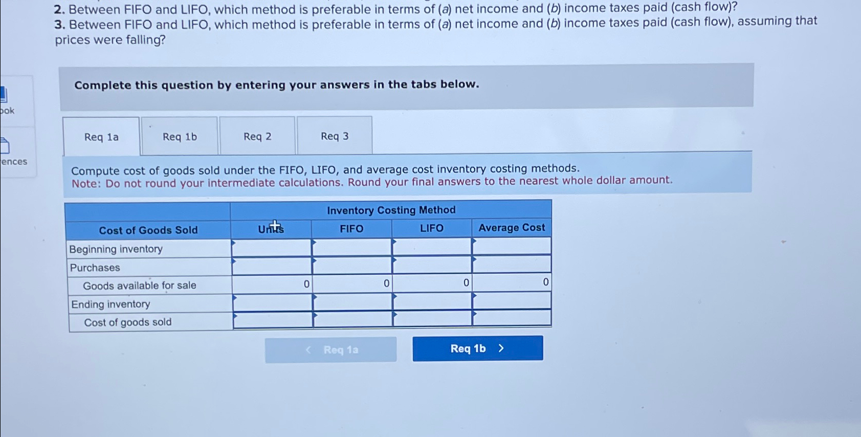 Between FIFO and LIFO, which method is preferable in | Chegg.com