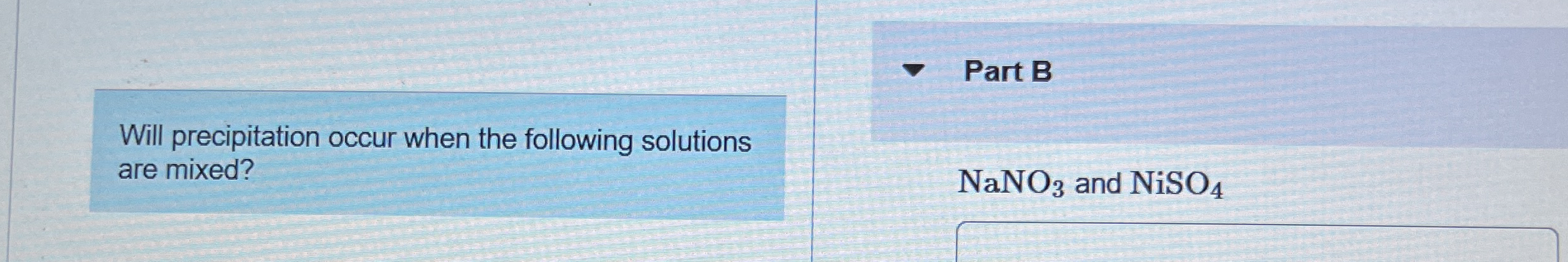 Solved Will precipitation occur when the following | Chegg.com