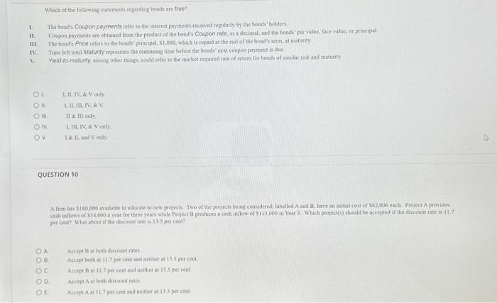 Solved Whicle of the fodowing statements eceatulang toodic | Chegg.com