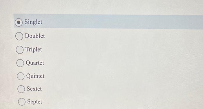 Solved Determine the multiplicity of the signal (pointed | Chegg.com