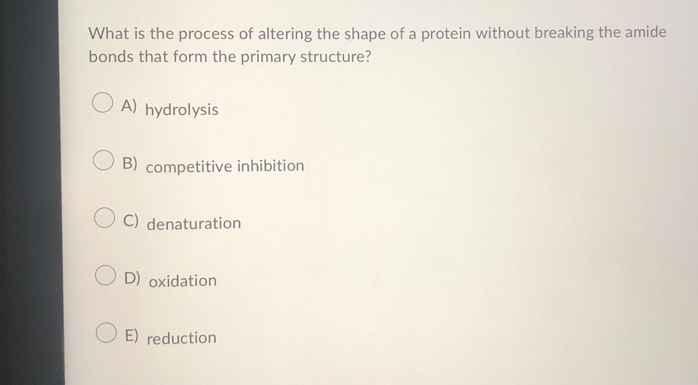 Solved What is the process of altering the shape of a | Chegg.com