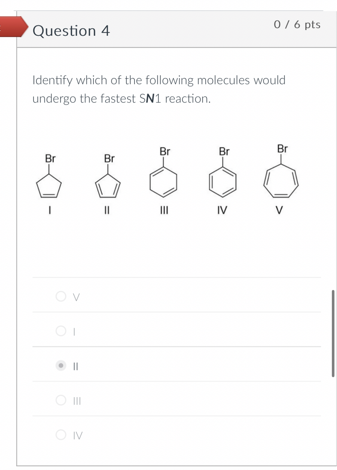 Solved Question 40 / 6 ﻿ptsIdentify which of the following | Chegg.com