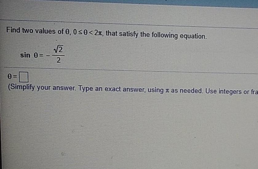Solved Find two values of 0.050