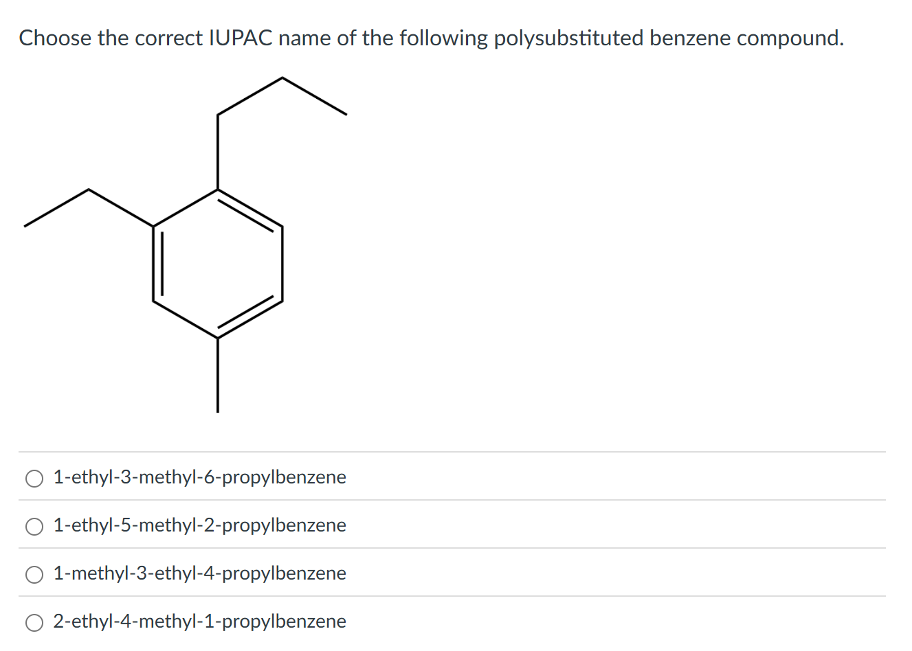 Solved Choose the correct IUPAC name of the following | Chegg.com