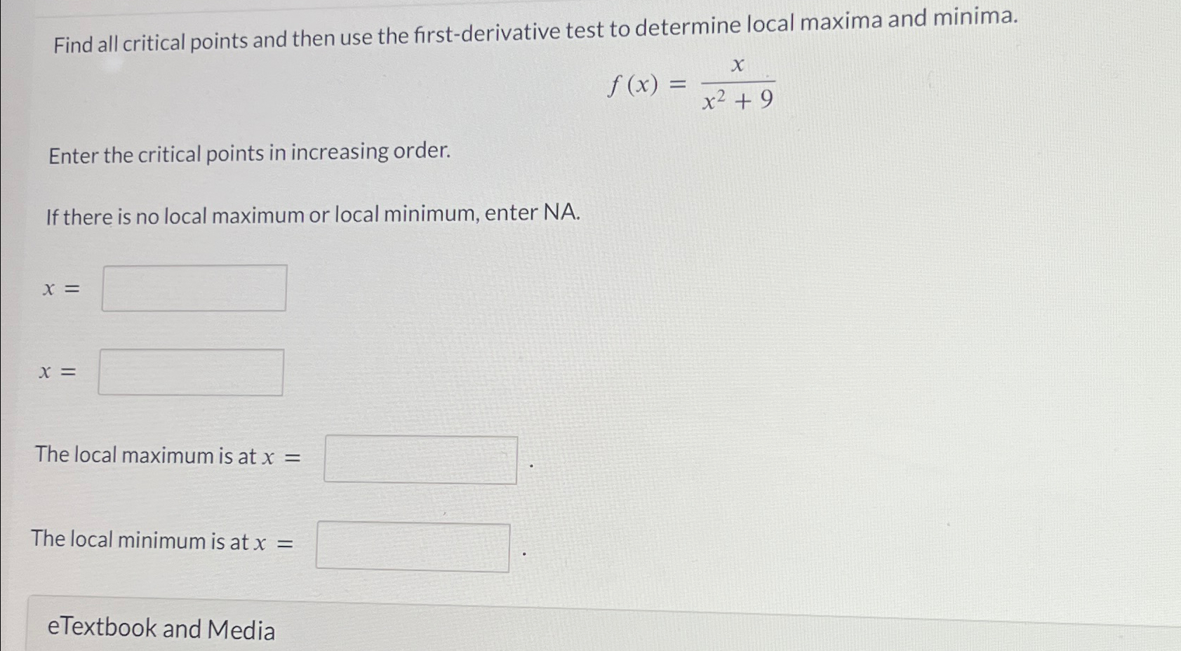 Find all critical points and then use the | Chegg.com