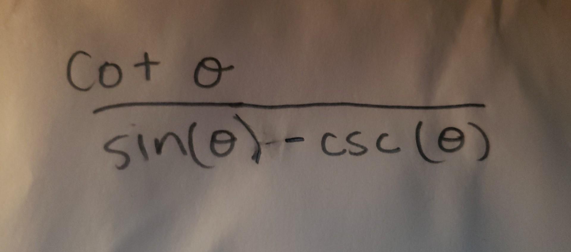 Solved write the trigonometric expression in terms of sine | Chegg.com