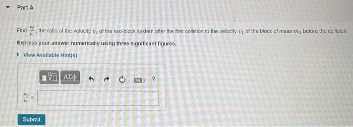 Solved A block of mass m1 = 1.70 kg moving at v1 = 2.00 m/s | Chegg.com