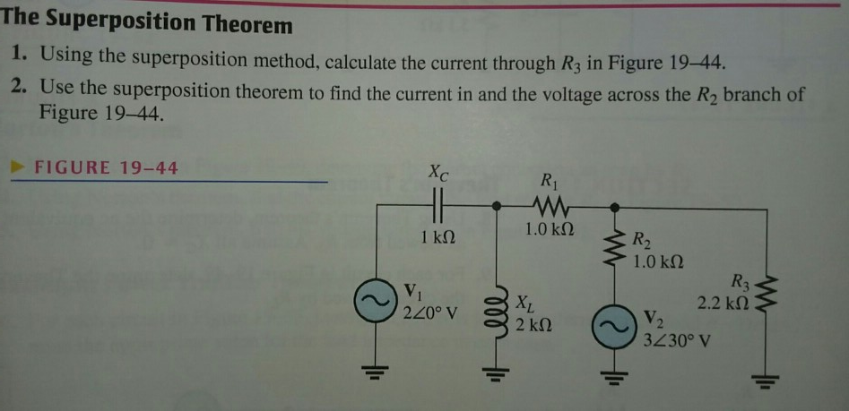 Solved The Superposition Theorem 1 Using The Superposition