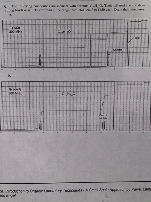 Solved HNMR - Problem Set -1 Draw the structures on the | Chegg.com