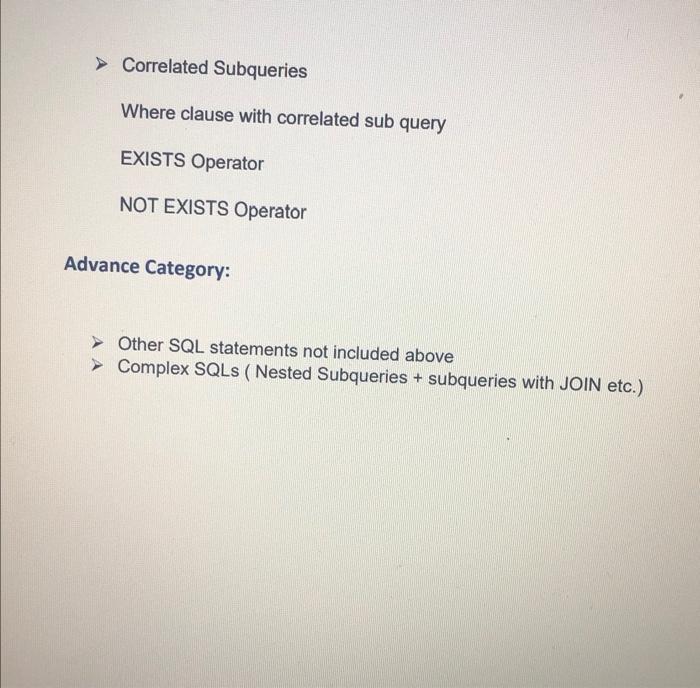 Solved 2022W - Database Design & SQL SQL Project -15% Create | Chegg.com