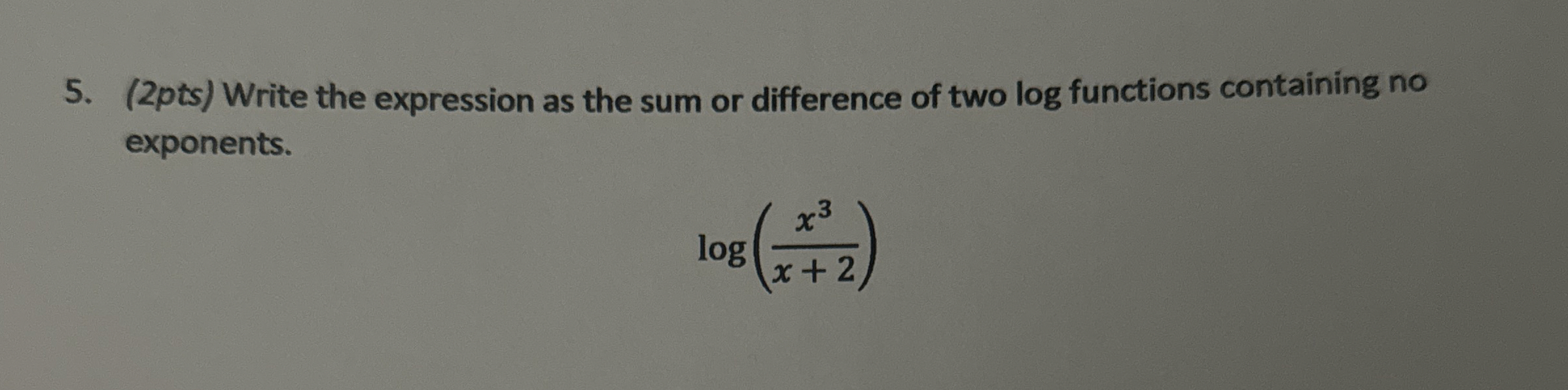 Solved (2pts) ﻿Write the expression as the sum or difference | Chegg.com