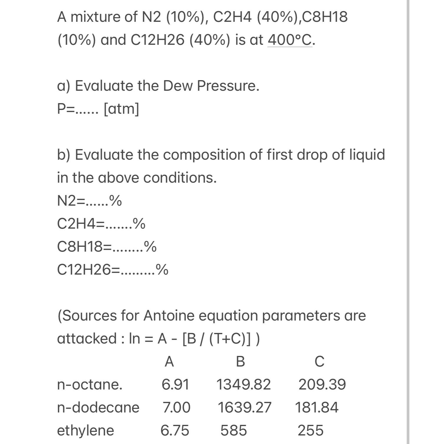 Solved How to solve...A mixture of | Chegg.com