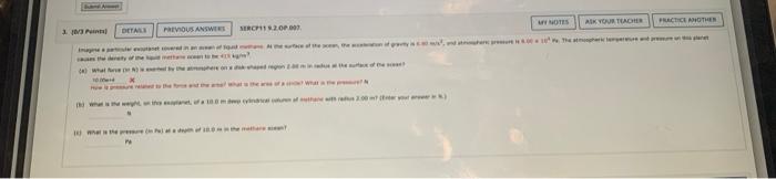 Solved to innet4 it ofxcauses the derecy of the lipuid | Chegg.com