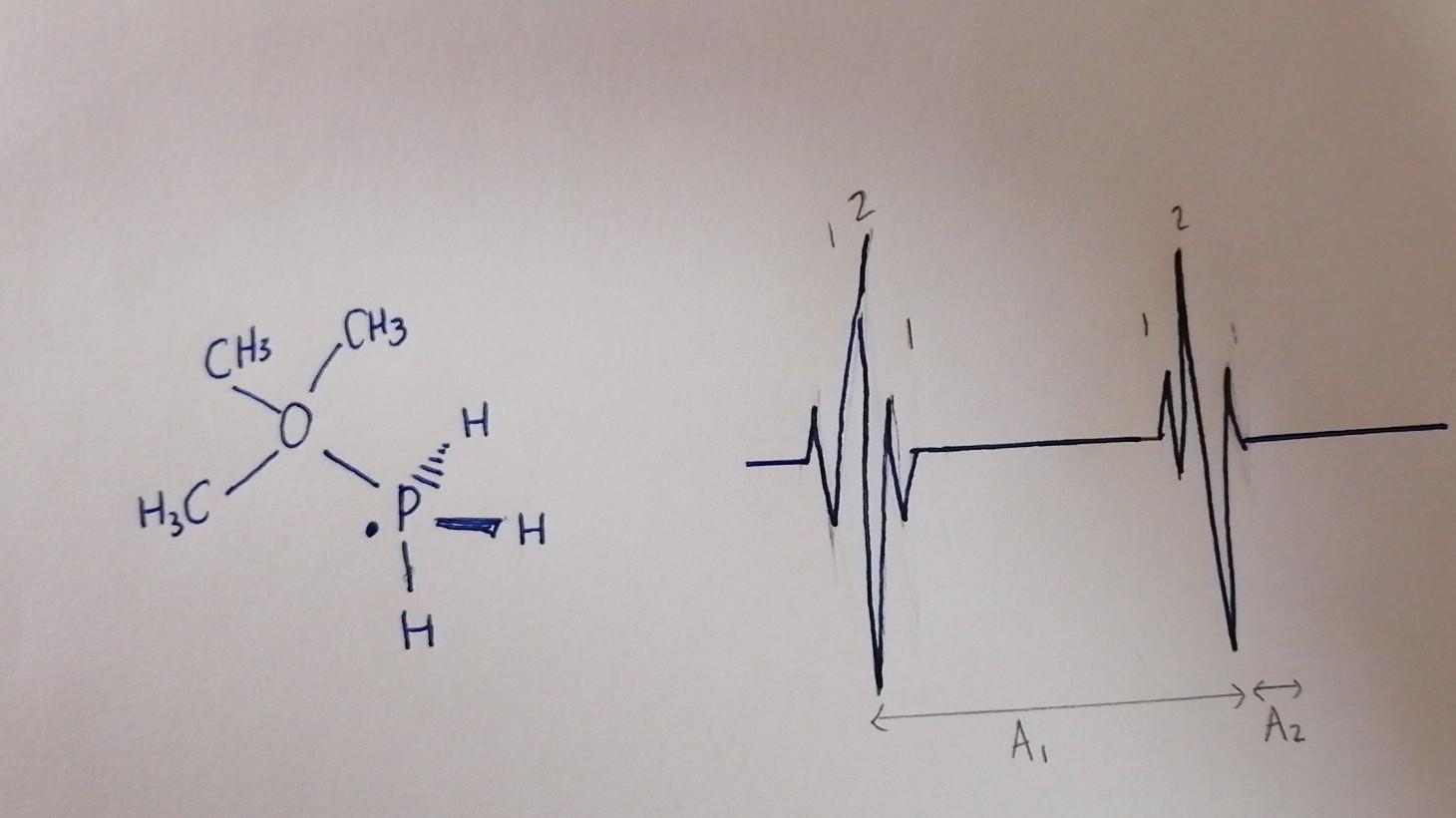 Solved Given the radical above, explain the EPR signal | Chegg.com